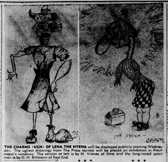 BOOKSTEVE'S LIBRARY: Lena the Hyena-The Contest 1946