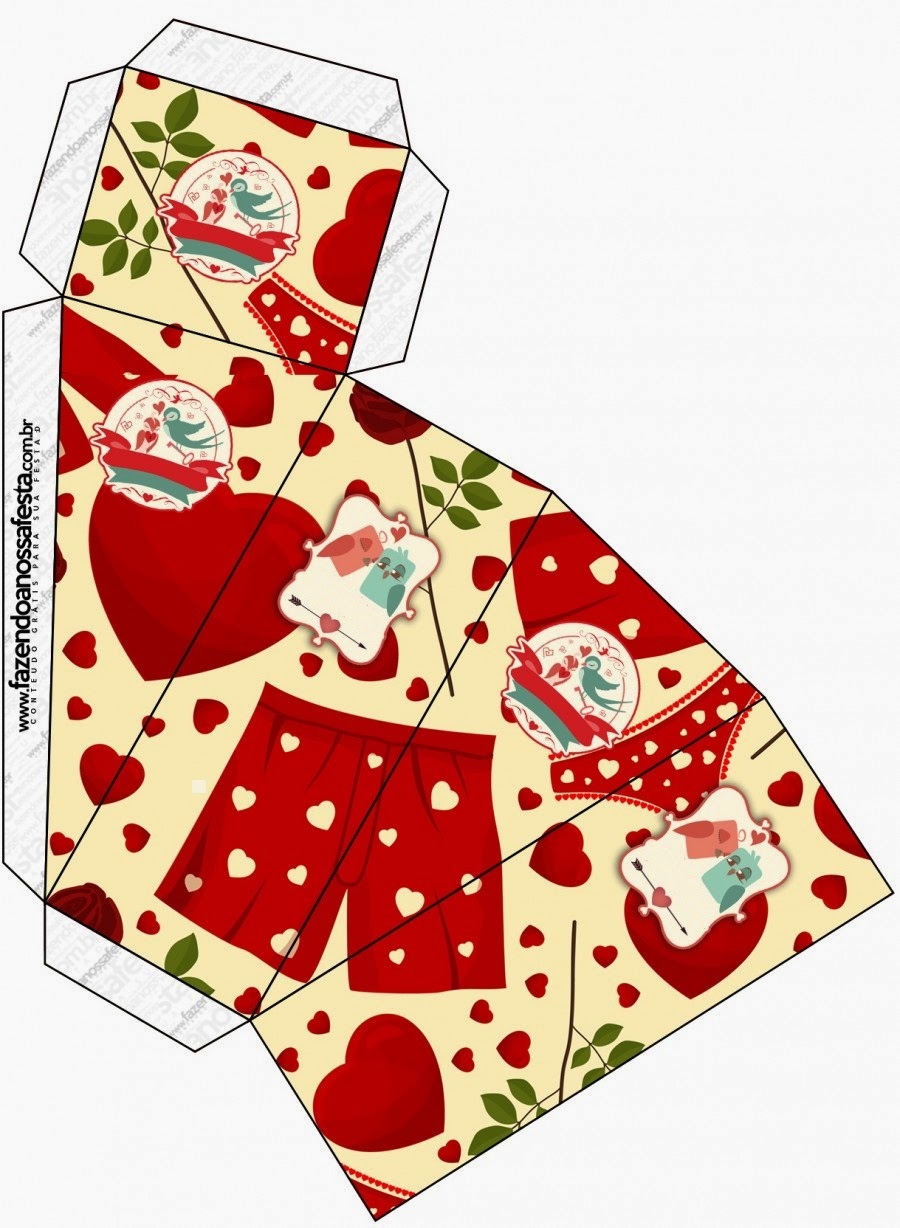 Valentine´s Birds: Free Printable Boxes. - Oh My Fiesta! in english