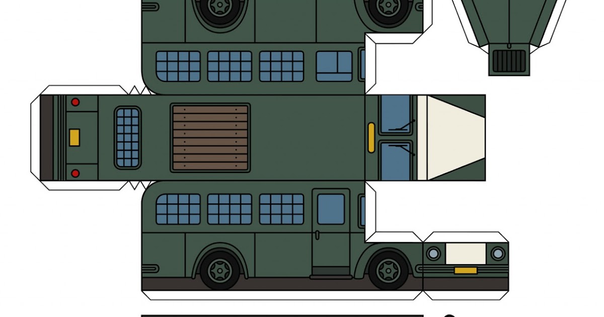 SP. Papel Modelismo: Paper Bus 02