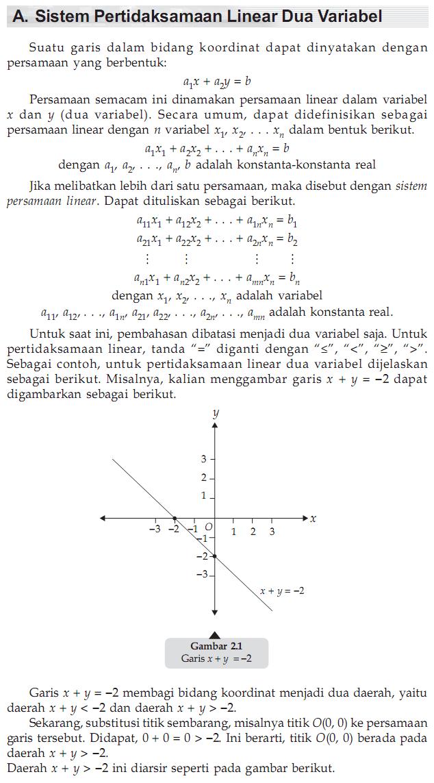 SISTEM PERSAMAAN LINEAR DUA VARIABEL ~ Semua Tentang Matematika