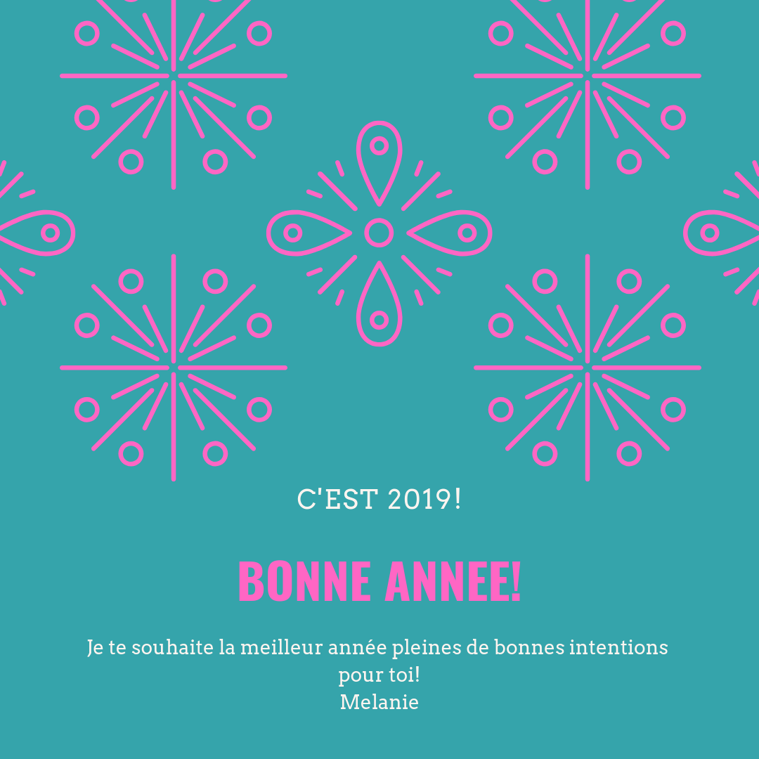 Tom et Lily Creations: Bonne Année 2019 + Un Peu de moi