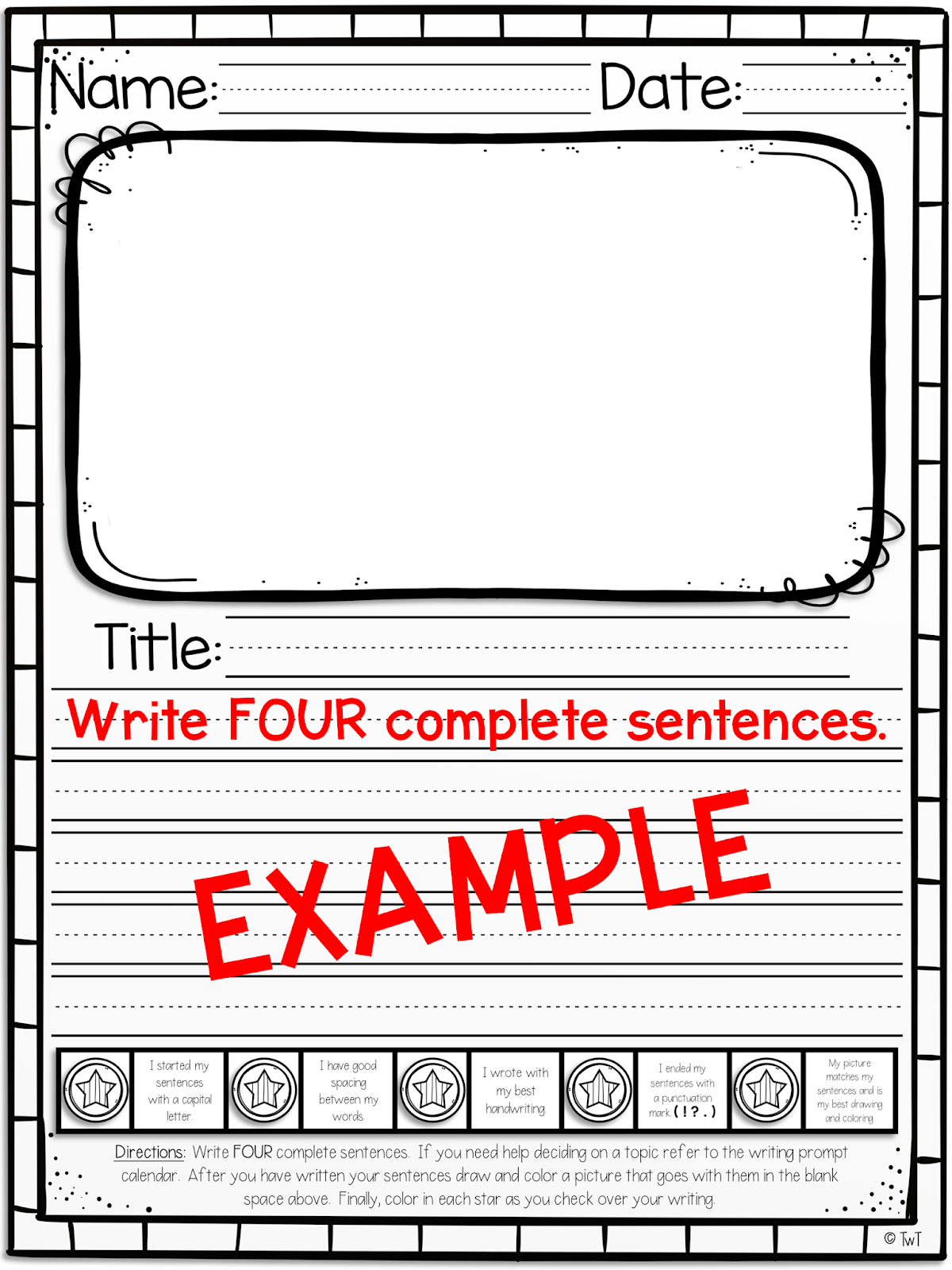 Teaching With Terhune: Sentence Writing