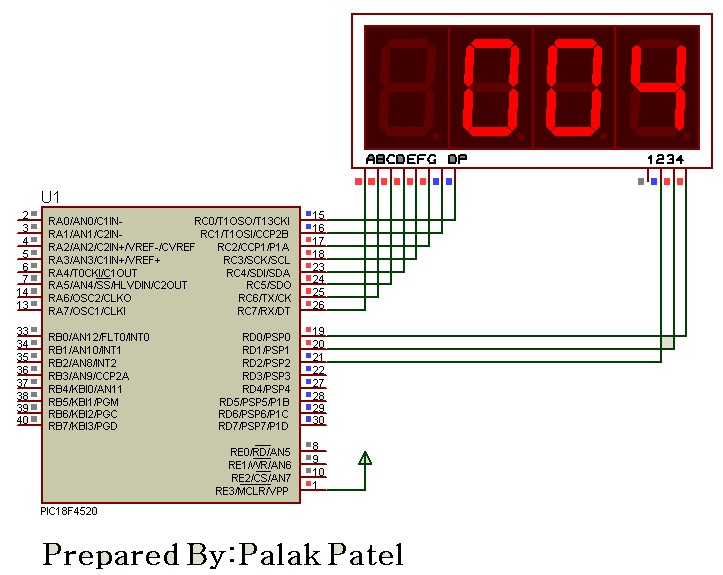 Palak Patel's Blog: 7 SEGMENT Interface With PIC18f4520