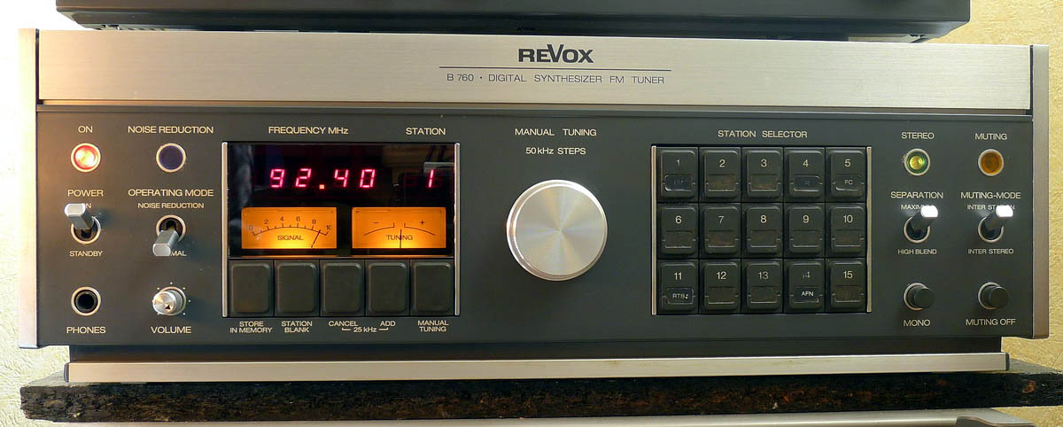 Audiotronik: Tuner Revox B760