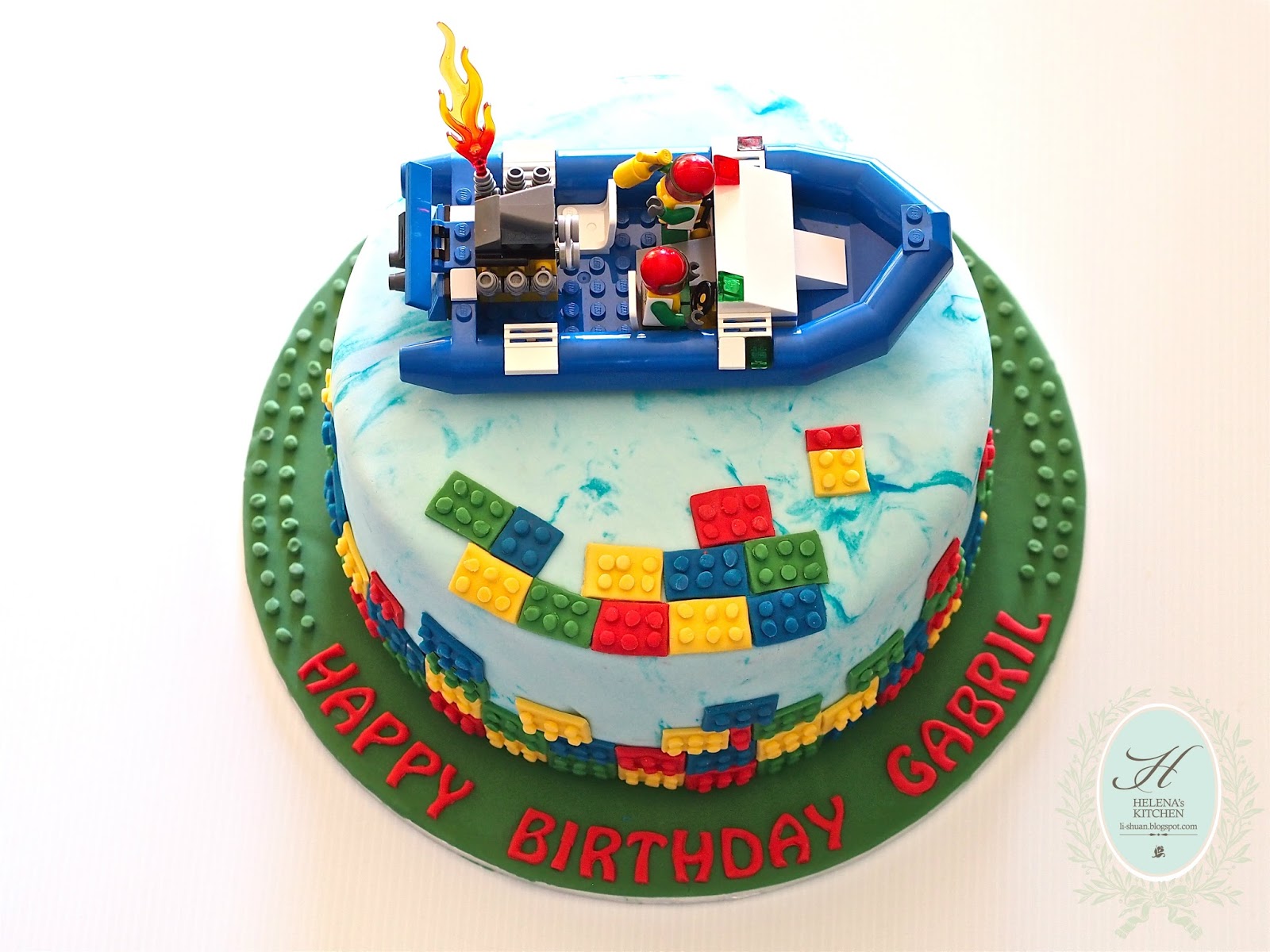 Helena's Kitchen: Lego Cake - Happy Birthday Gabriel