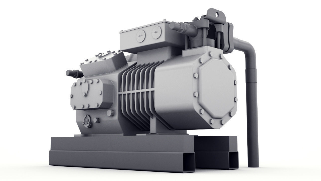 Diesel generator || Download free 3D model #5041