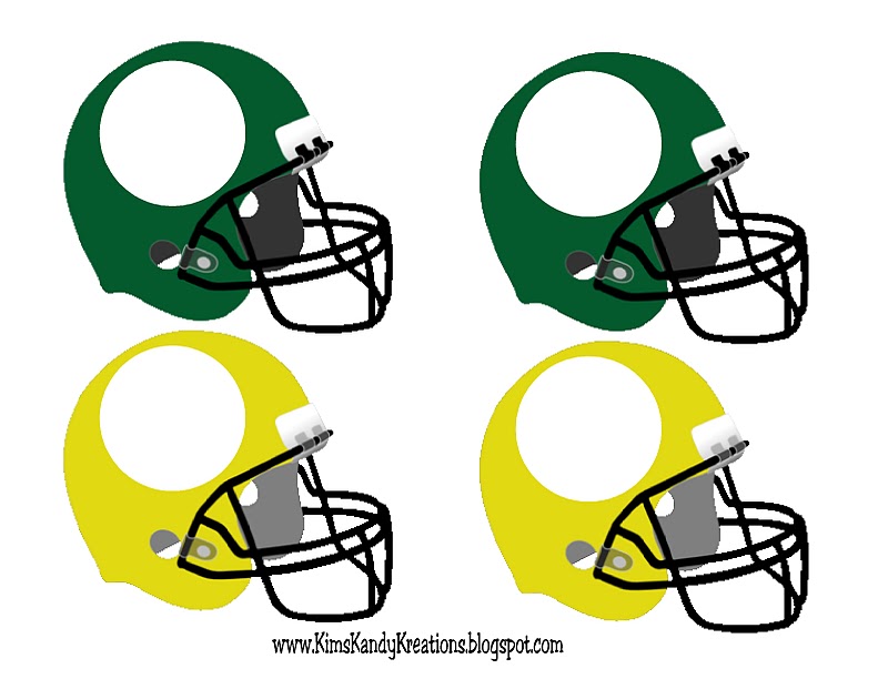 DIY Party Mom: Football Helmet Cupcake Printable