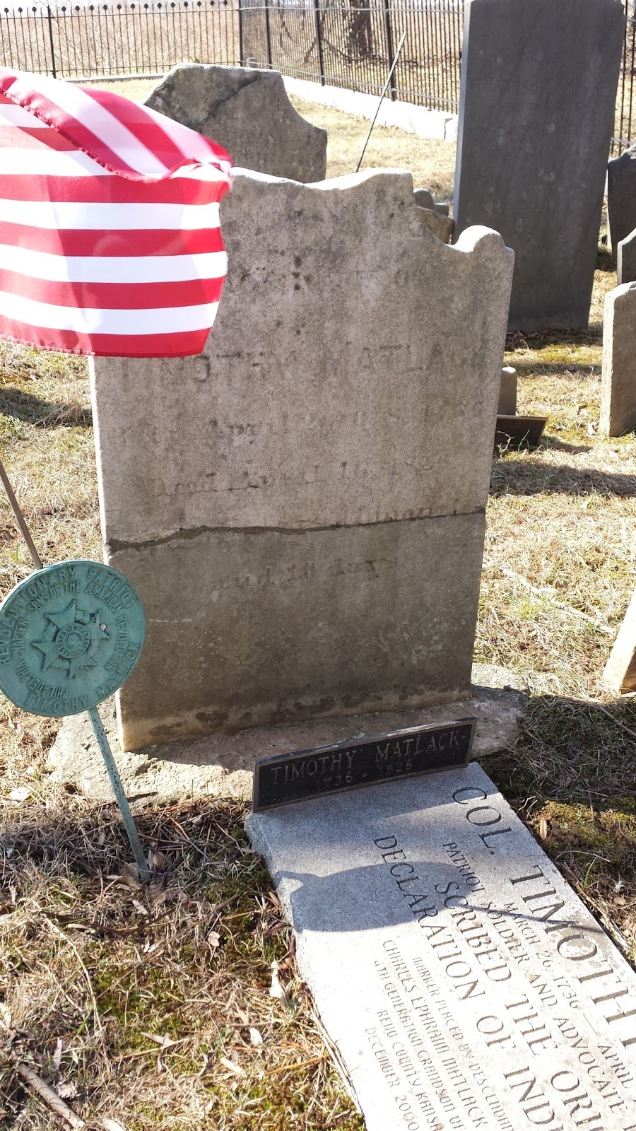 The Matt Ward History Experience : Timothy Matlack's Grave