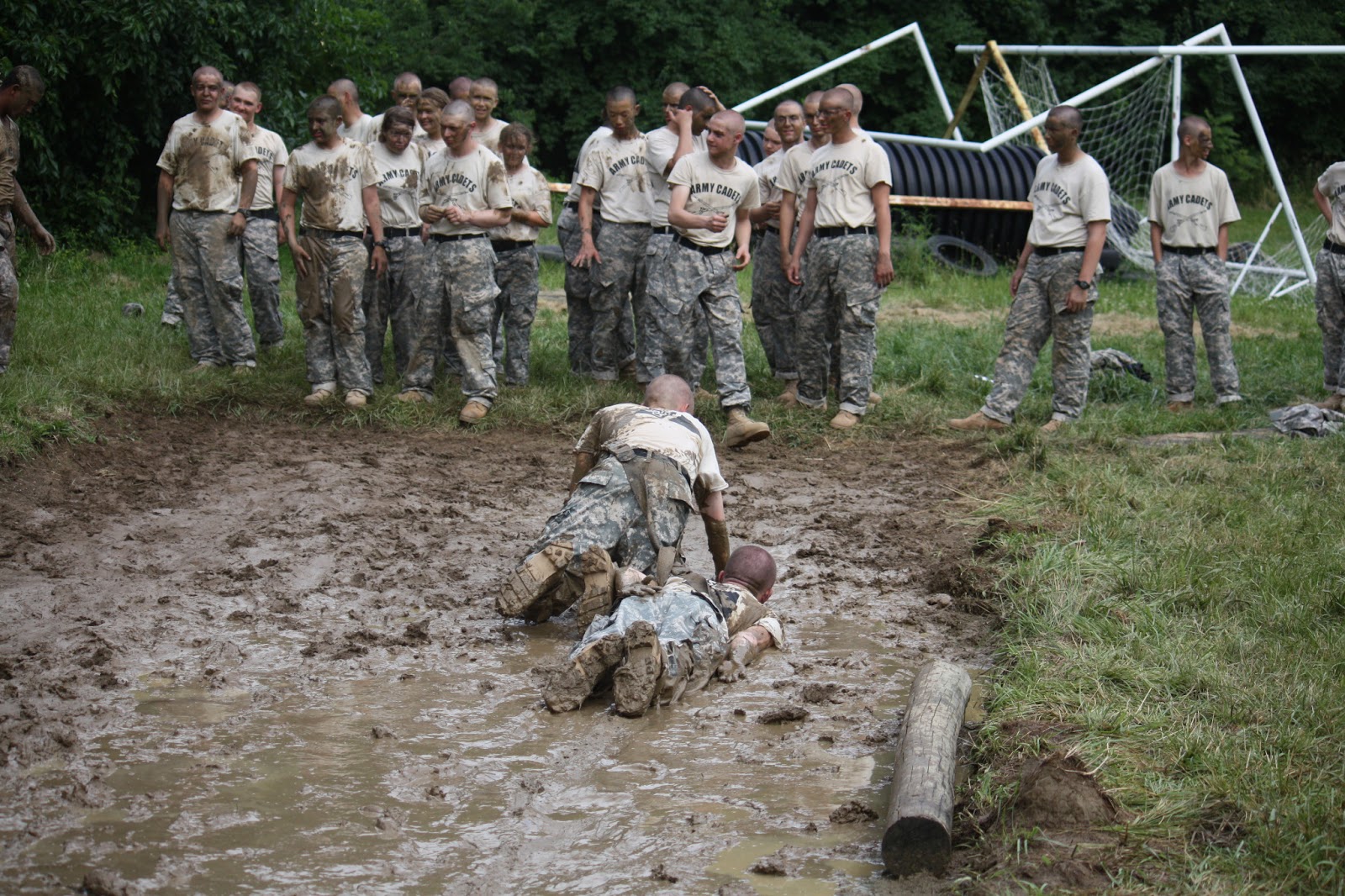 U.S. Army Cadet Corps: Recruits Get Down And Dirty