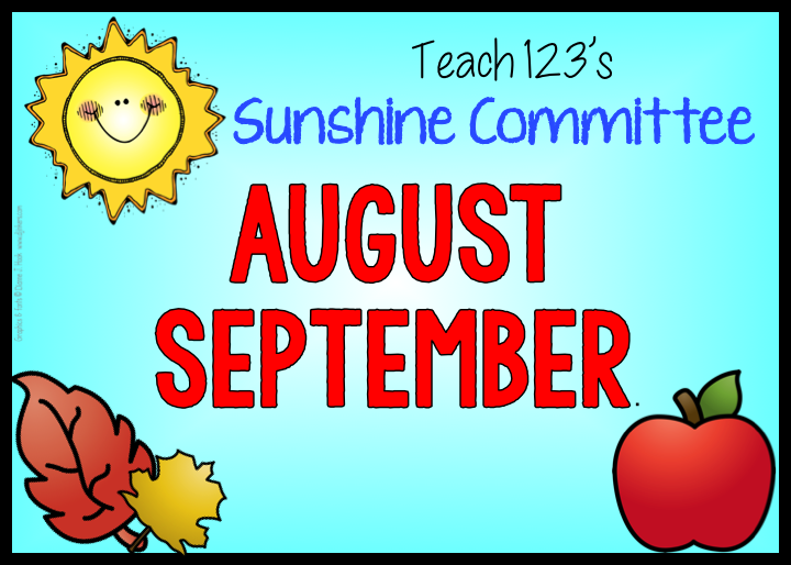 Sunshine Committe - Social Committee - Ideas for Fall | Teach123 ...