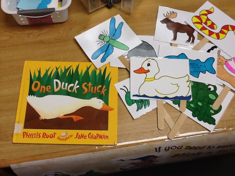 Library Heros: One Duck Stuck Pre K and Kinder Storytime