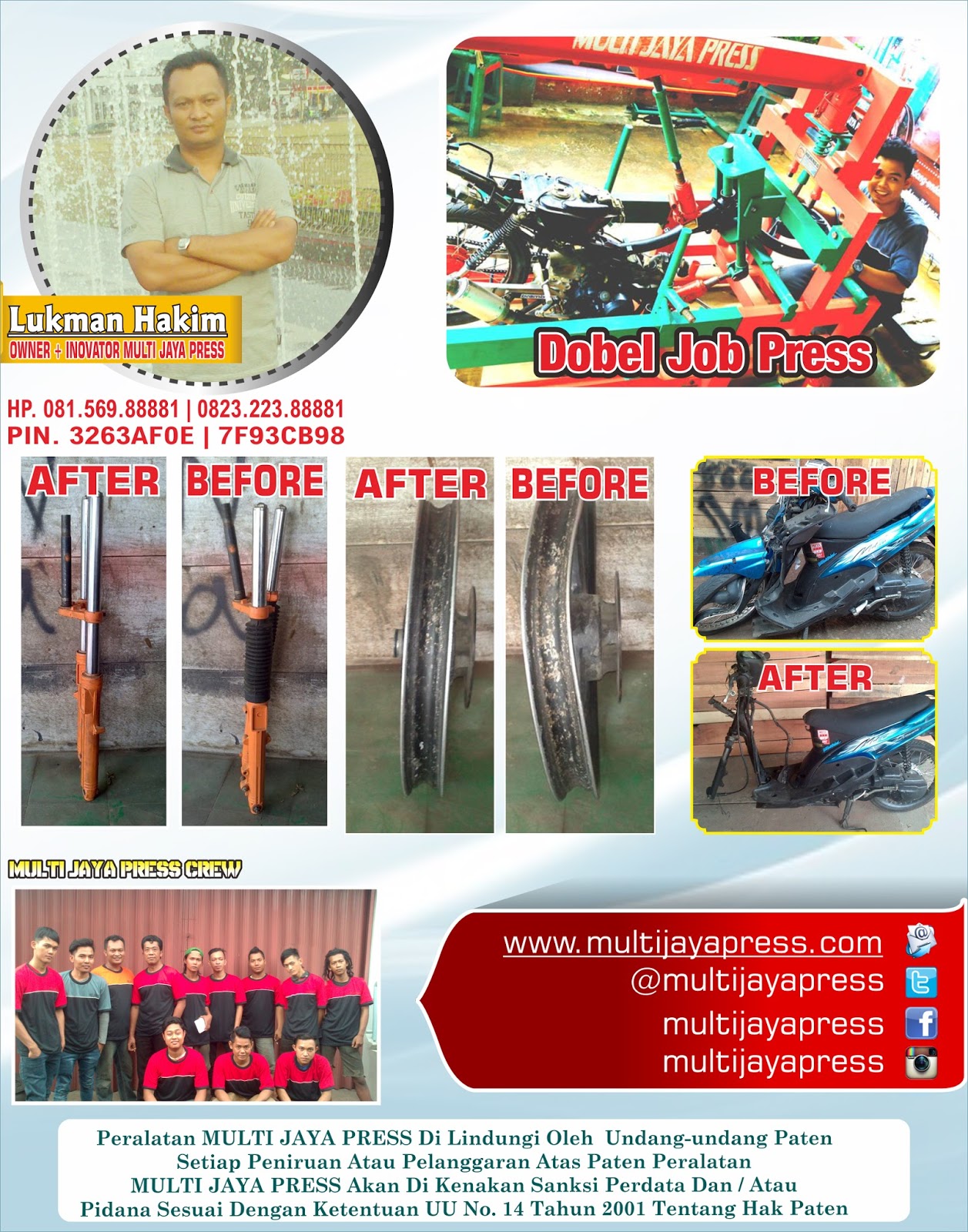 Mesin Press Velg Racing 08156988881-082322388881