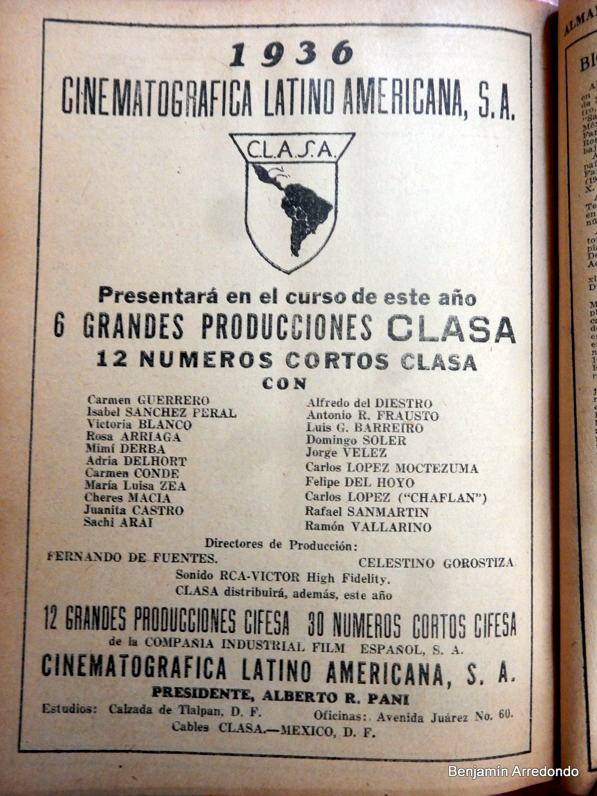 El Bable: El Almanaque Nacional, México, 1936