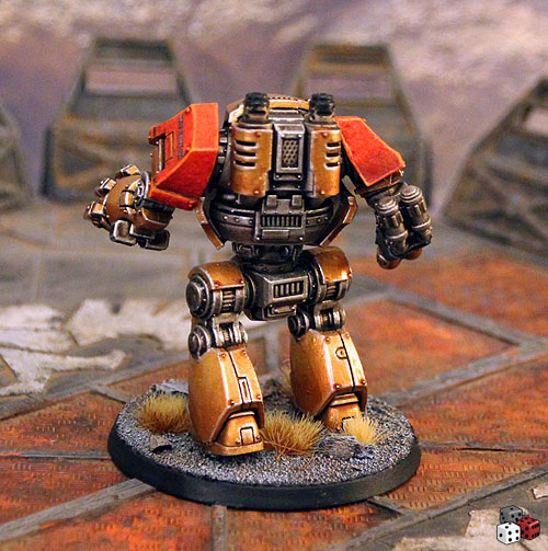 Würfelwiese: Adeptus Custodes: Venerable Contemptor Dreadnought