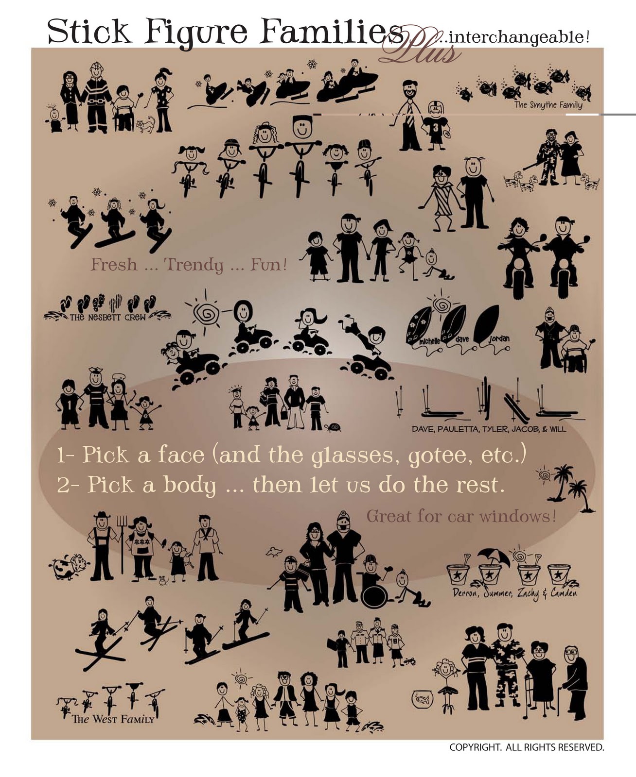 Inspire with Style: Stick Families