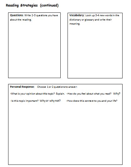 GCC EAL Resources for Content Areas: Reading Strategies