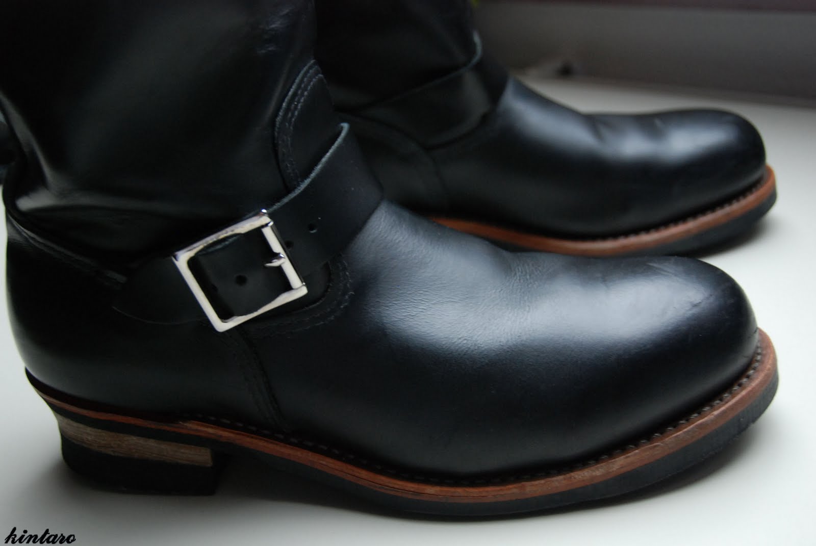 the kintaro and the koi: Red Wing 2268 engineer boots evo
