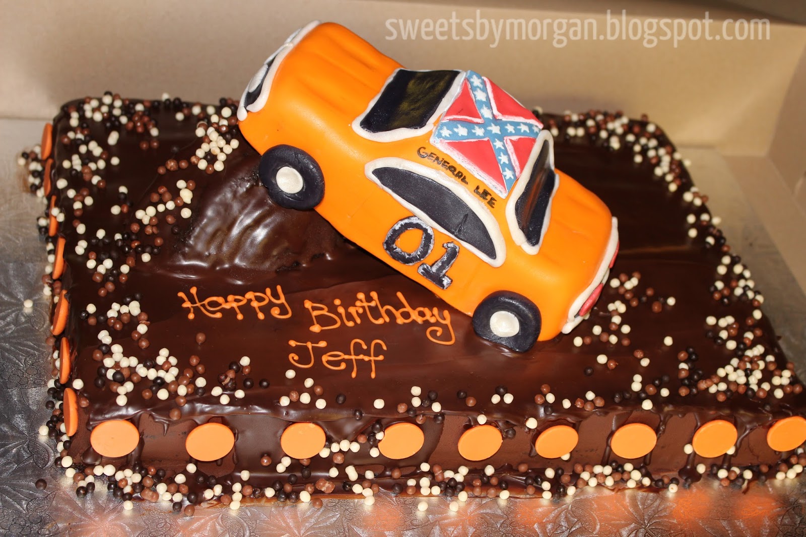 Morgie's Sweet Treats: Dukes of Hazzard - General Lee Cake