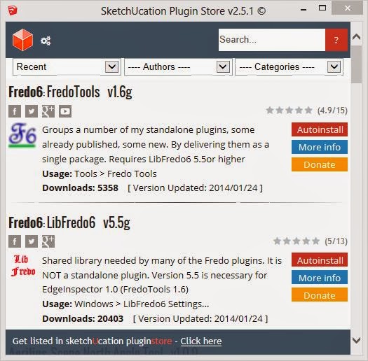 Formation SketchUp - PARLER EN 3D: Gérer les plugins SketchUp avec ...