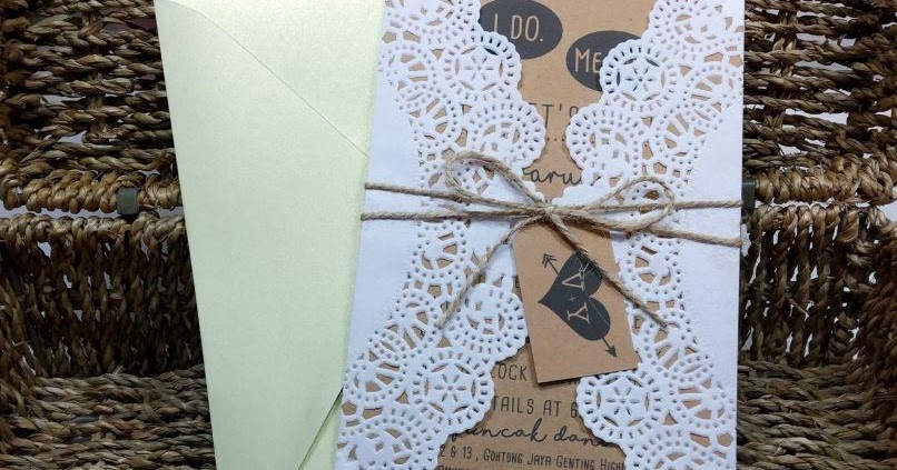 Rustic Wedding Card