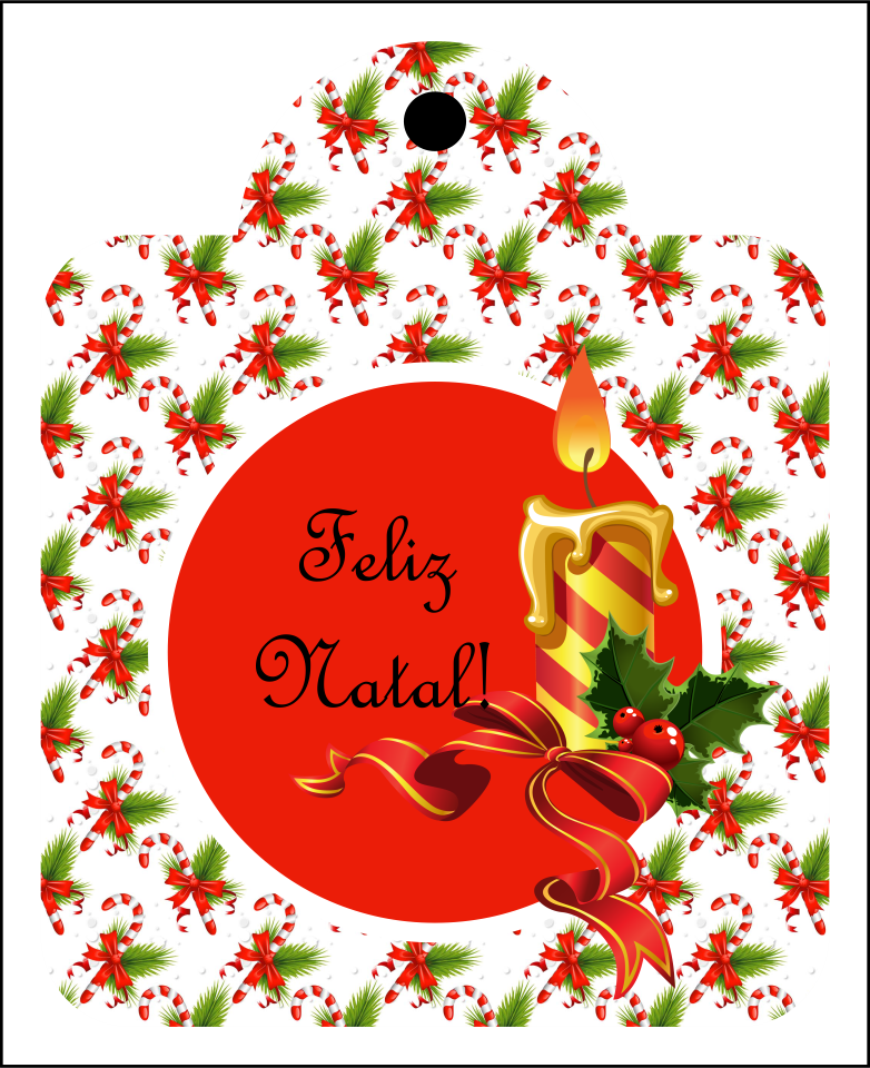 Tags Feliz Natal para baixar e imprimir