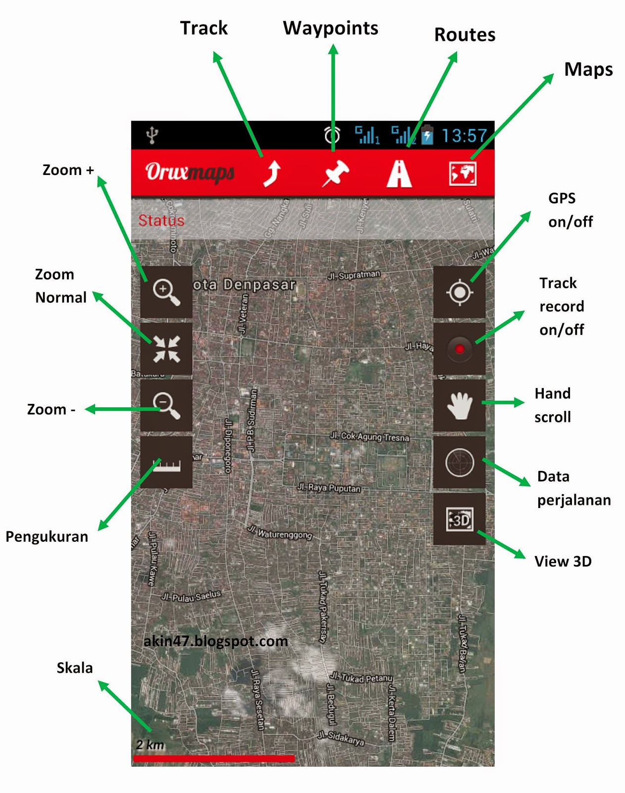 Tutorial Aplikasi Oruxmaps - hajriah fajar