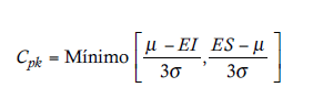 Capacidad del procesos Cp, Cpk ~ Gestion de la produccion industrial