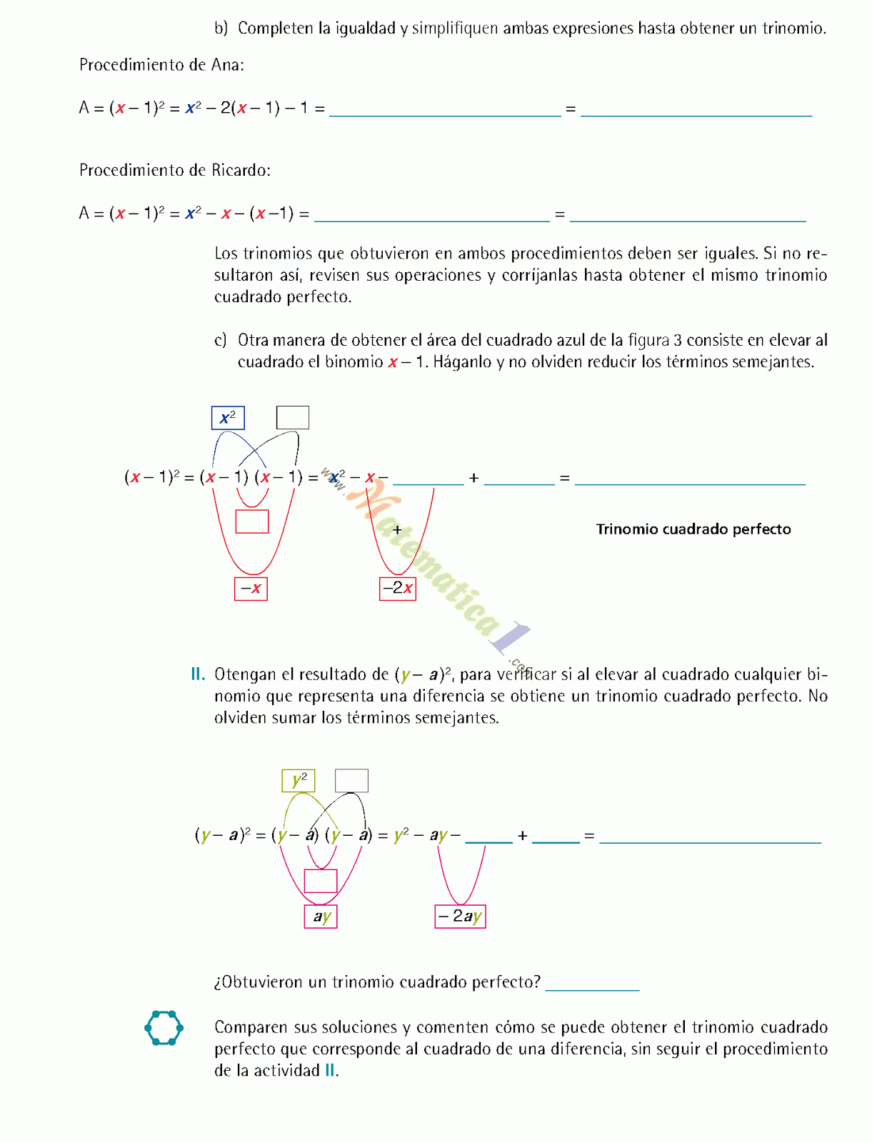 MATEMATICAS III TERCERO DE SECUNDARIA EJERCICIOS TELESECUNDARIA ALUMNO Y MAESTRO MEXICO PDF