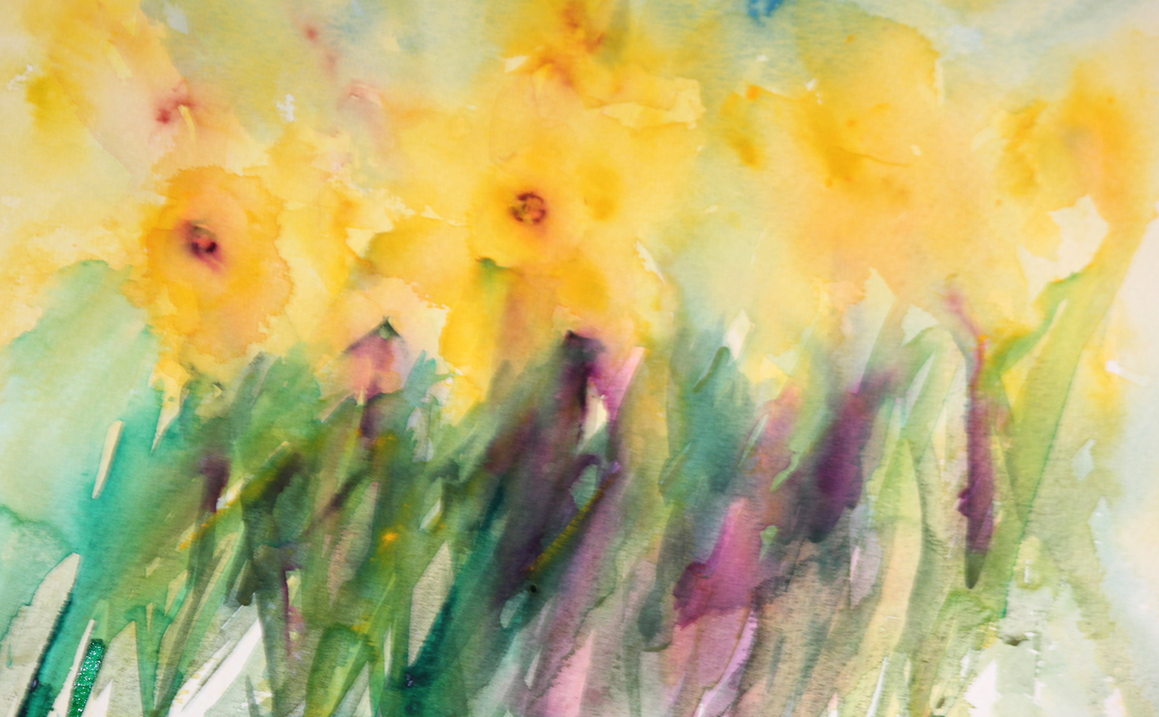 Watercolours With Life: "Spring Dance" SOLD