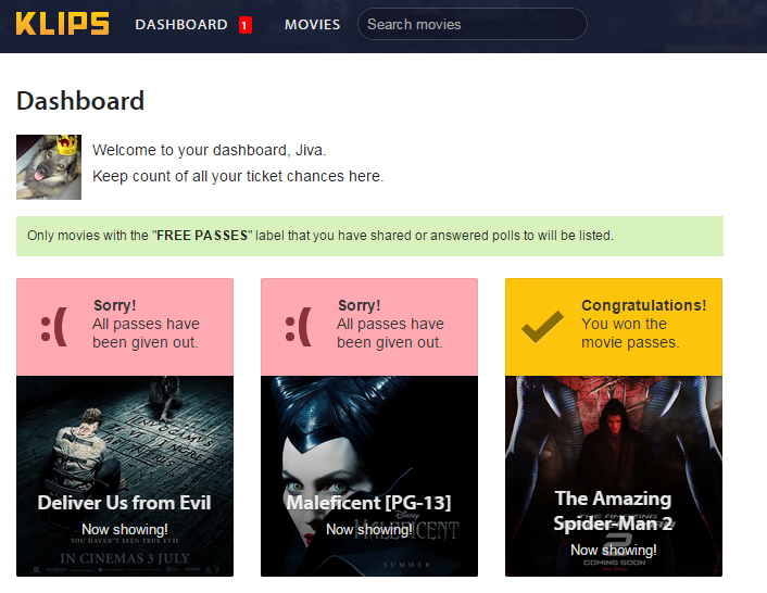 Ways to win Free Movie Tickets