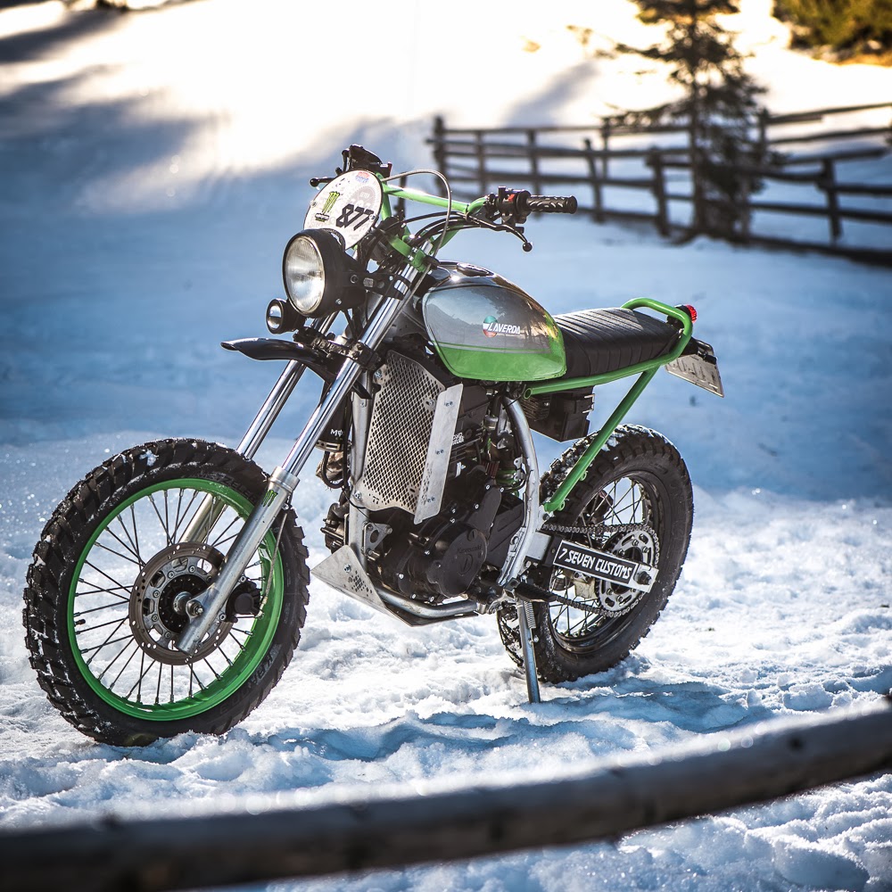 Kawasaki KLR 650 "Monster Tracker" by 7 Seven Customs - Lsr Bikes