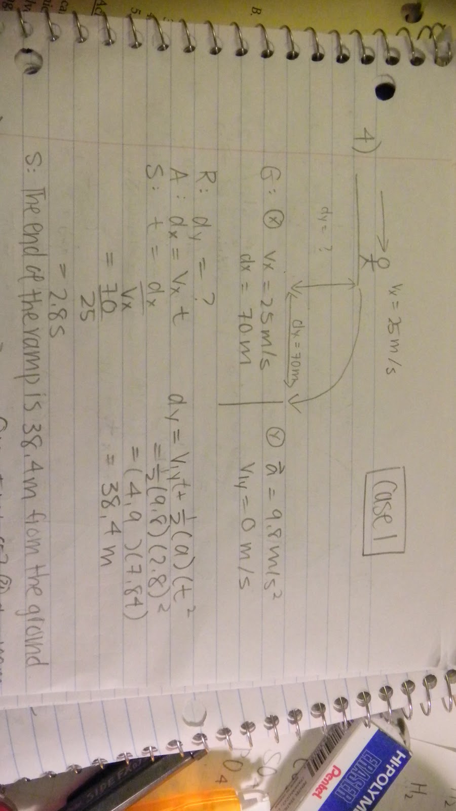 My Physics Adventure :): projectile motion cases.