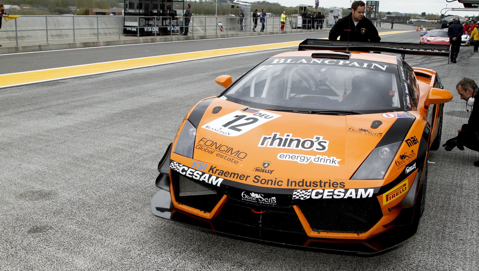 2012 FIA GT3 European : Sainteloc Racing Audi takes Race One honours at ...