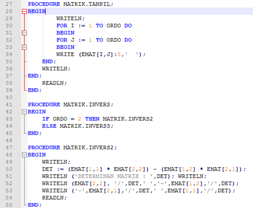 Dhana Eka Saputra: LAPORAN AKHIR ALIN MEMBUAT MENU MATRIKS