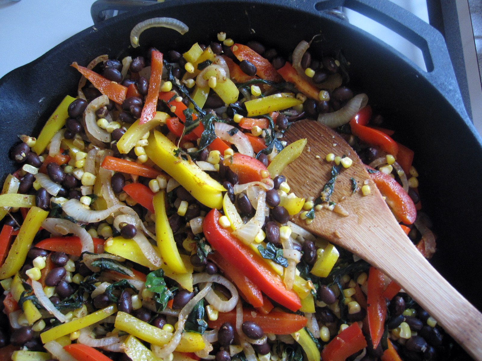 The Scratch Patch: Vegetable-Bean Fajitas