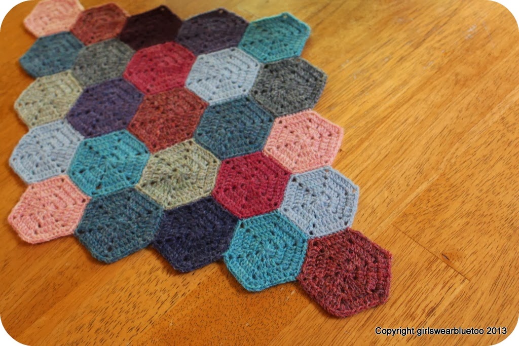 Crochet Hexagon Table runner