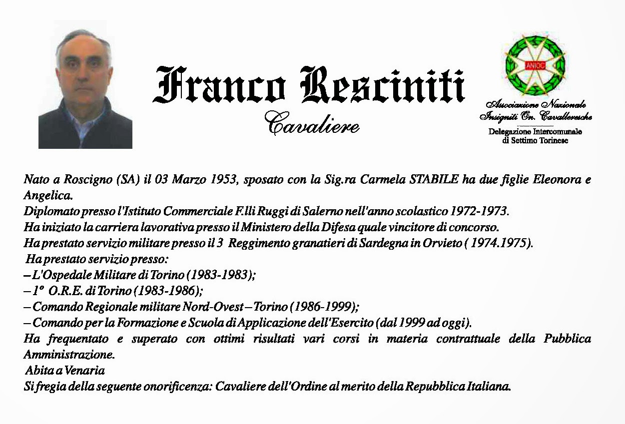 A.N.I.O.C. Settimo Torinese: gennaio 2014