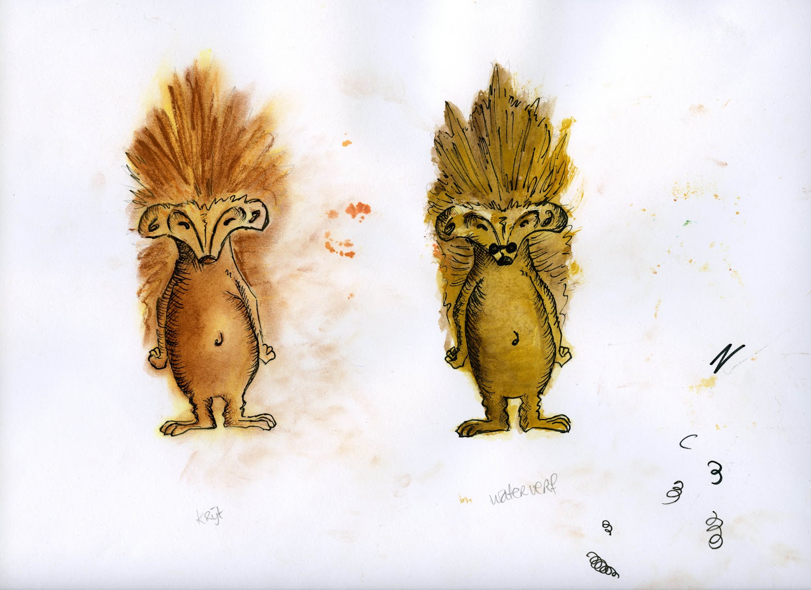 Make Art: Schetsen Egel