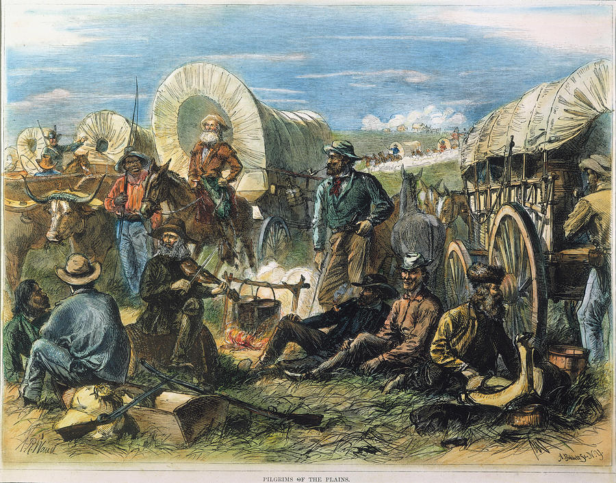 EL HOMBRE QUE MATO A LIBERTY VALANCE: CARAVANAS HACIA EL OESTE