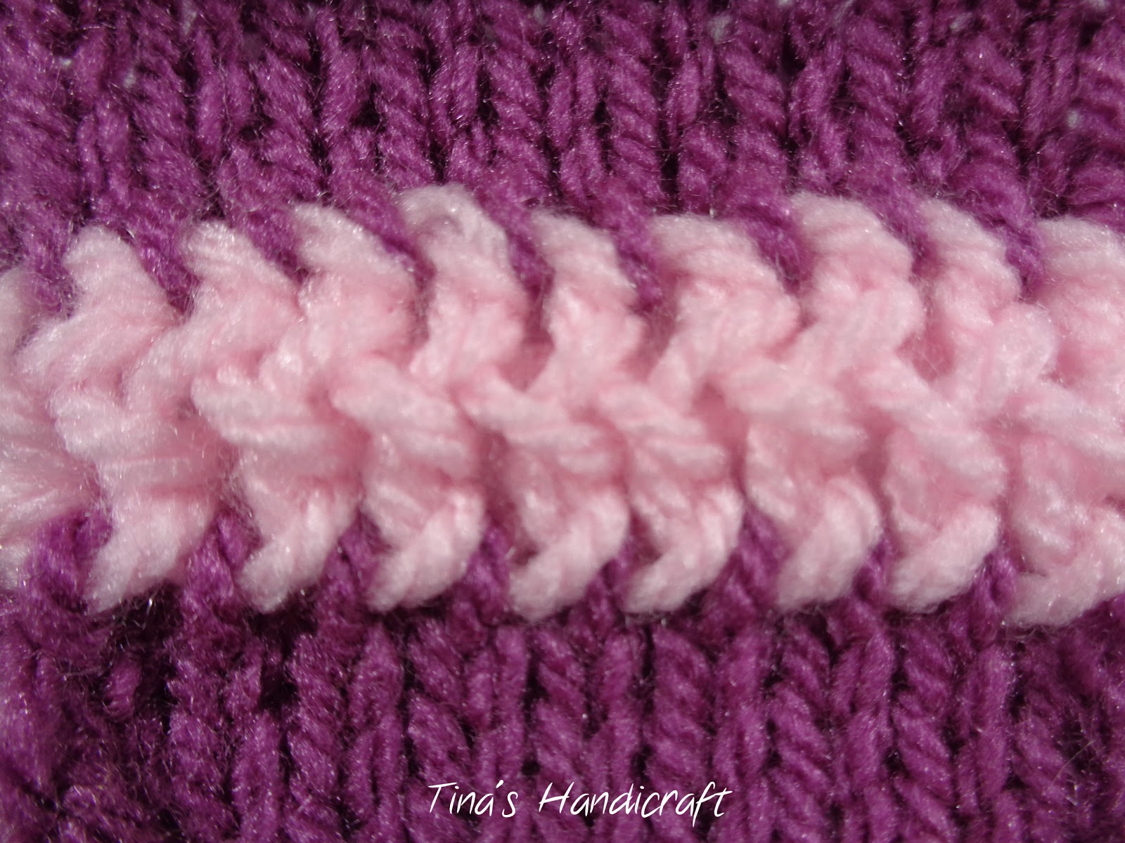 Tina's handicraft : video tutorial - knitting string& knitting tips