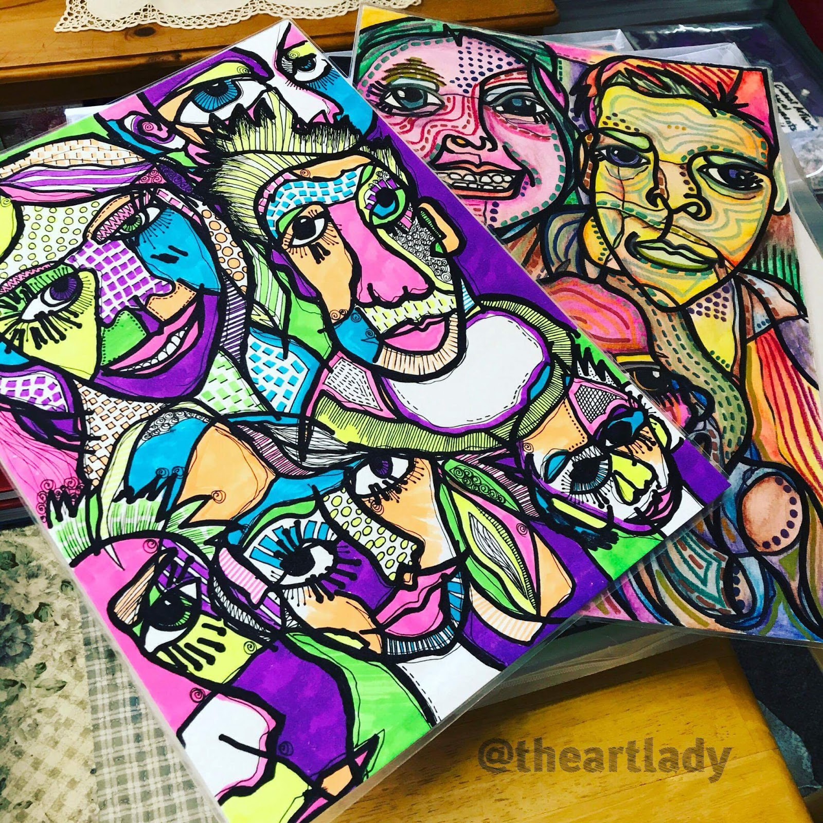 Blind Contour Line Drawing