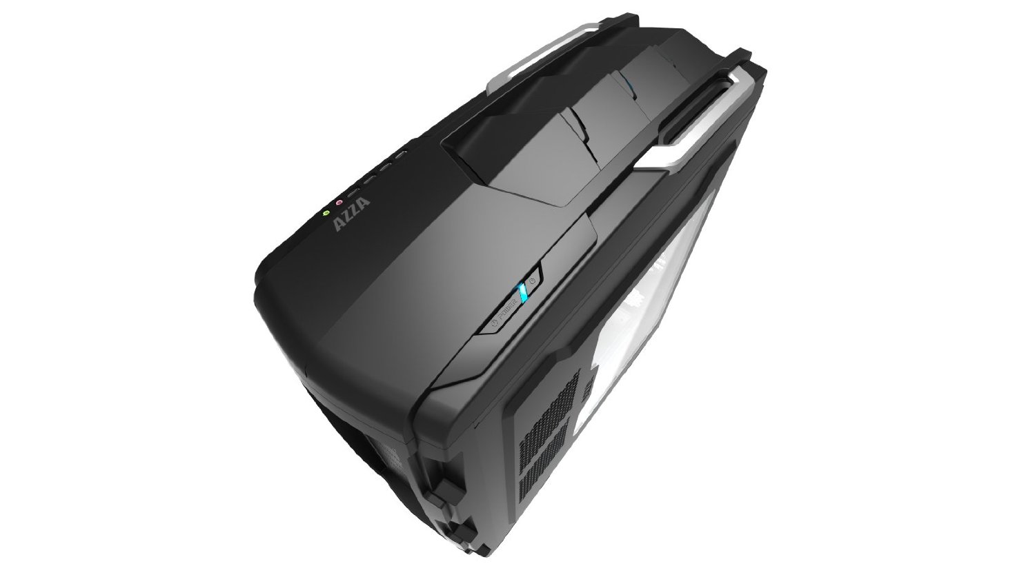 Azza CSAZ-GT 1 Full Tower Computer Gaming Case, Black