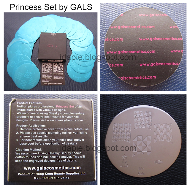 Ida Pie: Princess Image Plate Set from GALS - Photots