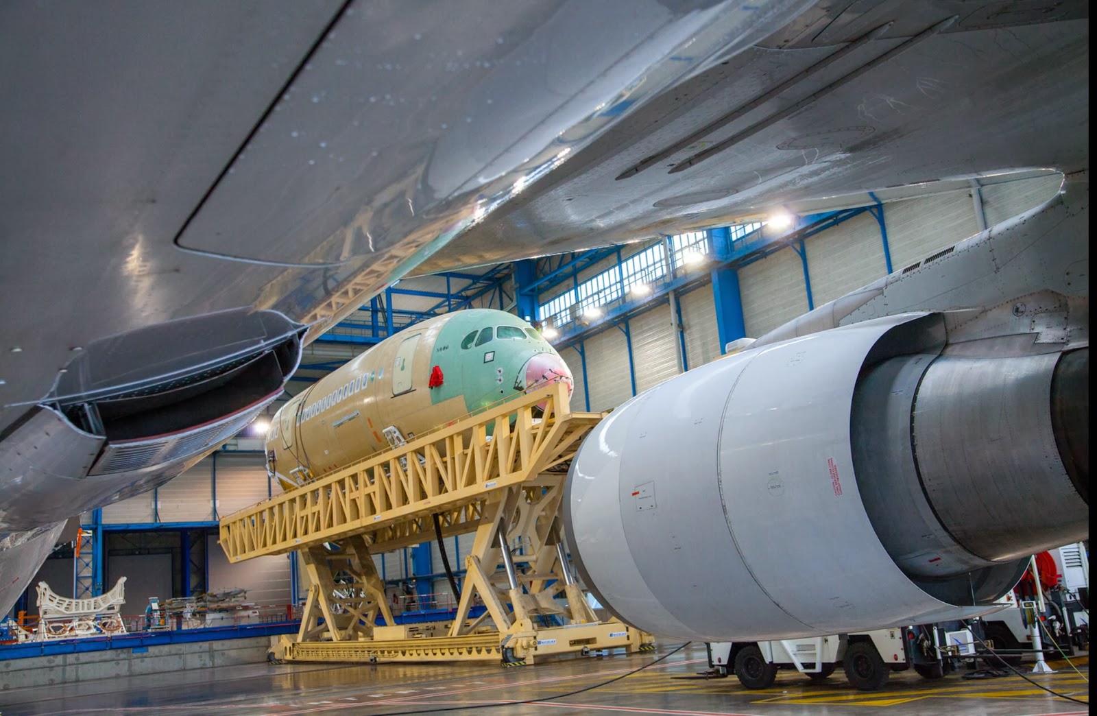 A350 XWB News: 3 aircraft/month production rate at A350 FAL.