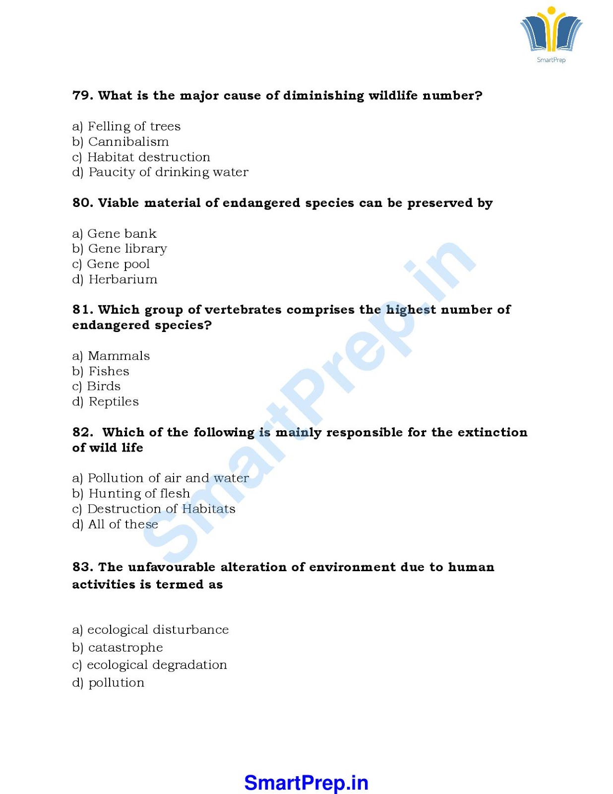 KNOWLEDGE FOR ALL: MCQs ENVIRONMENTAL SCIENCE AND ECOLOGY FOR ALL ...