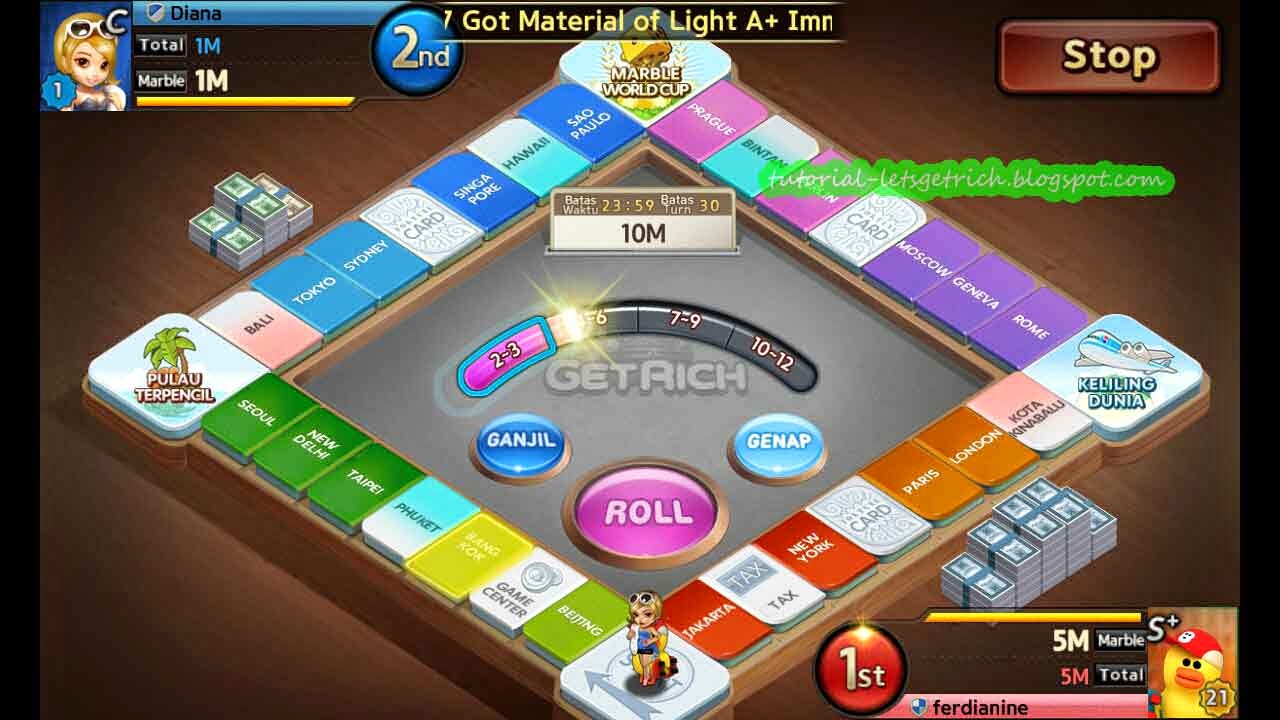 Tutorial Lengkap Kontrol Dadu Get Rich