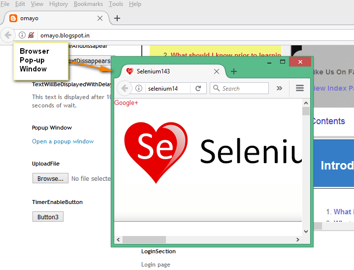 Selenium-By-Arun: NoSuchWindowException WebDriver Exception