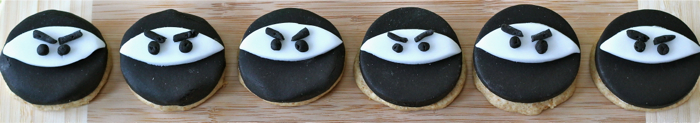 Ninja cookies -- happy 2nd birthday! | Yankee Kitchen Ninja