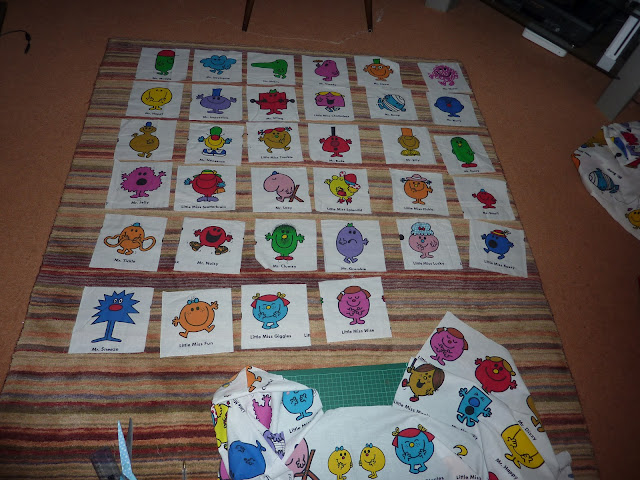 Make Do and Camp: My Very Own Mr Men Quilt