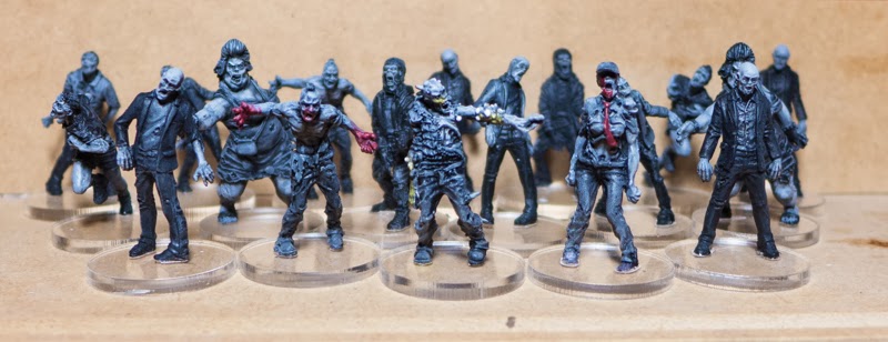 Analogue Hobbies: From PaulS: 28mm Greyscale Zombies (90 points)